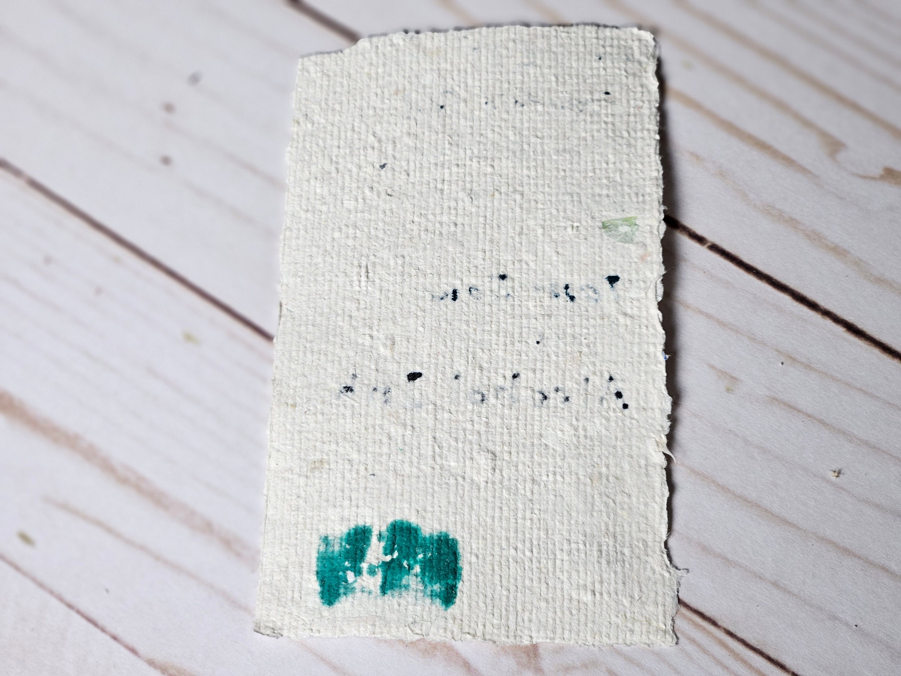 A5 Handmade Recycled Paper With Deckle Edges, Pack of 10 Sheets, Eco ...
