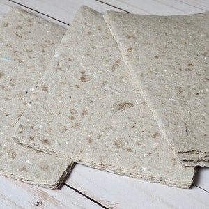 Eco-friendly Seed Paper With Deckle Edges - 10 A5 Sheets for ...