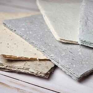 Eco-friendly Seed Paper With Deckle Edges - 10 A5 Sheets for ...
