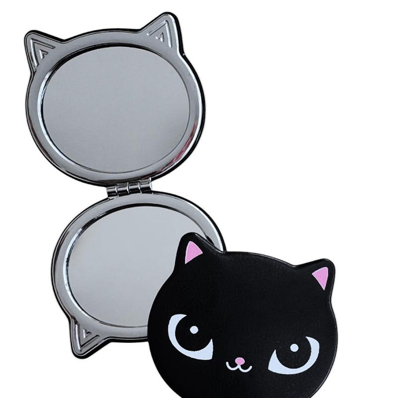 Cat Compact Mirror - Etsy
