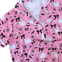 Goth Horror Pajama Set,demonic Cotton Pajama T-shirt & Pants,punk Emo ...