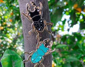 Beetle Pin | Etsy