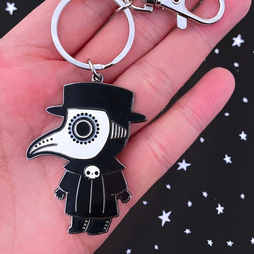 Plague Doctor Enamel Pin - Etsy