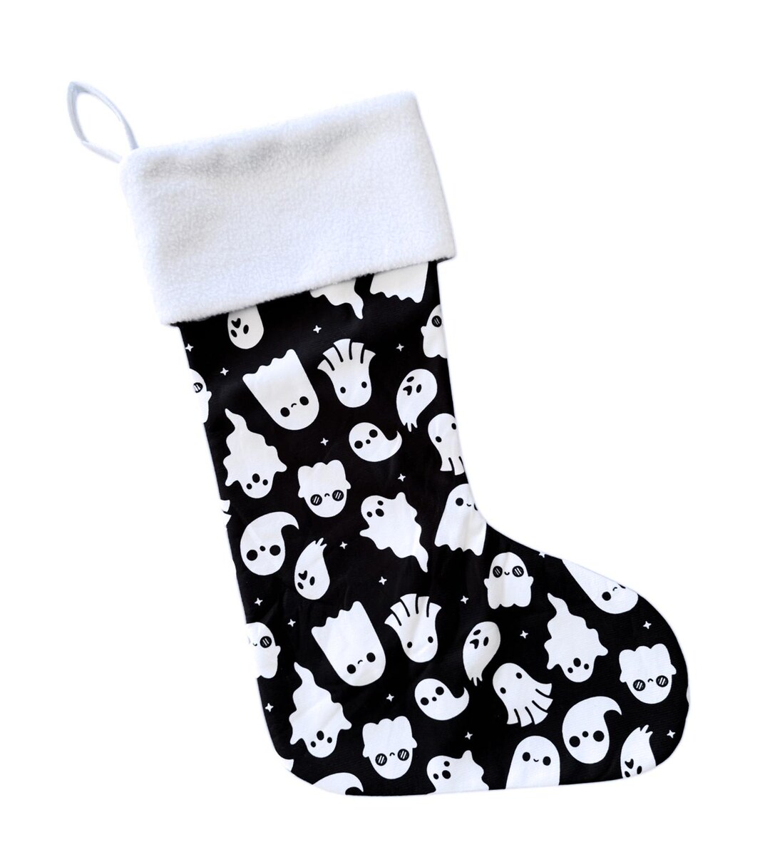 Spooky Ghost Christmas Stocking - Etsy