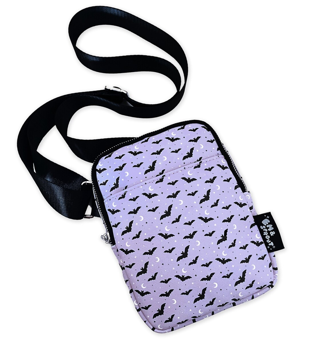 Lavender Bat Crossbody Bag - Etsy