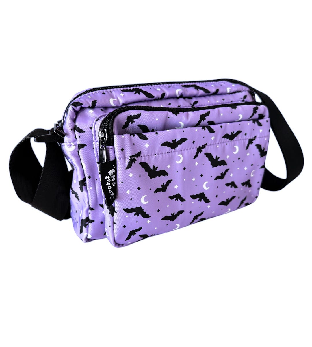 Lavender Bat Crossbody Bag - Etsy