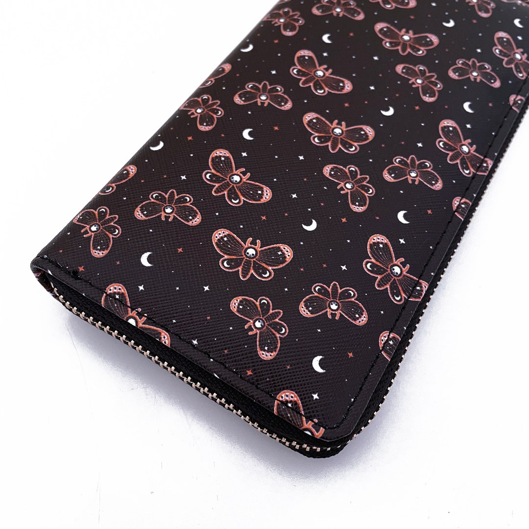 Death Head Moth Wallet - Etsy