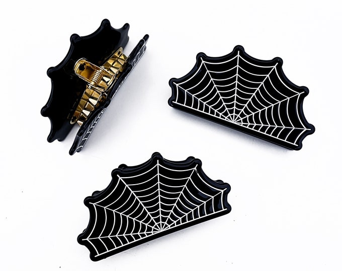 Spiderweb Claw Clip - Acrylic Jaw Clip - Etsy