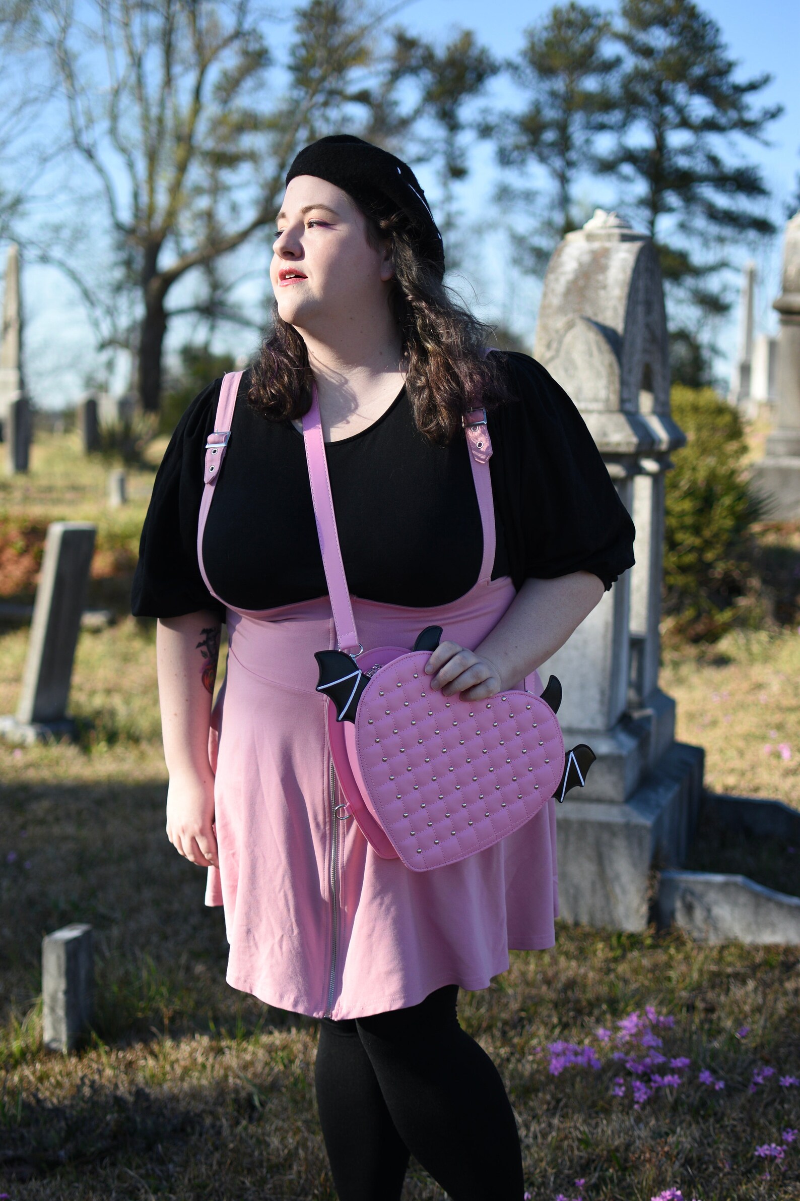 Studded Devil Heart Crossbody Backpack Convertible Bag Your - Etsy