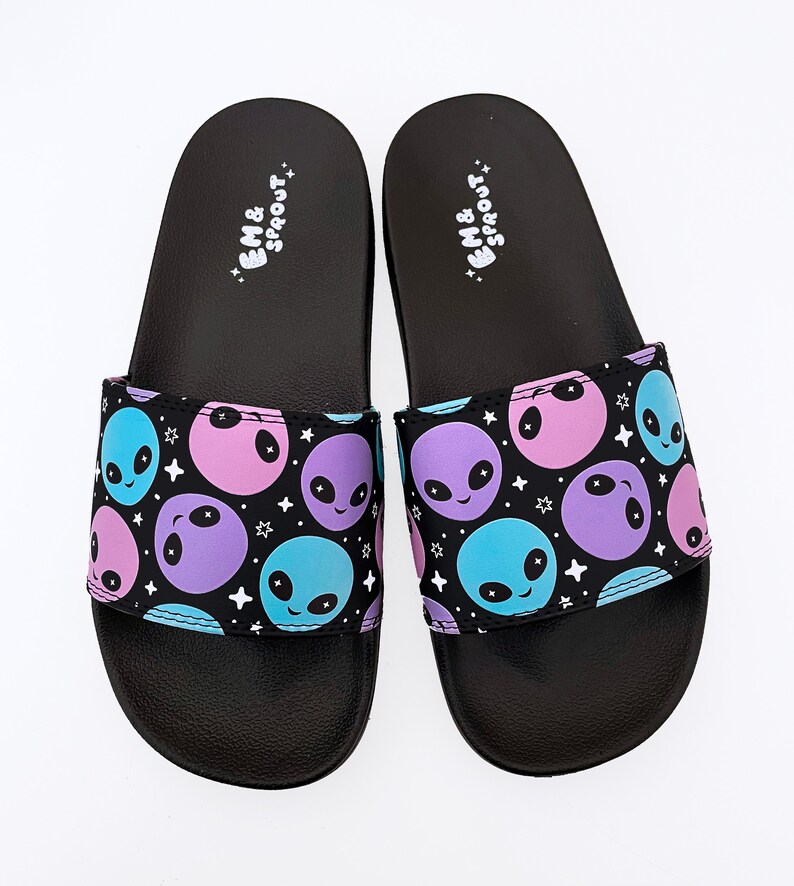 Alien Slides Womens Sizes 6-12 - Etsy
