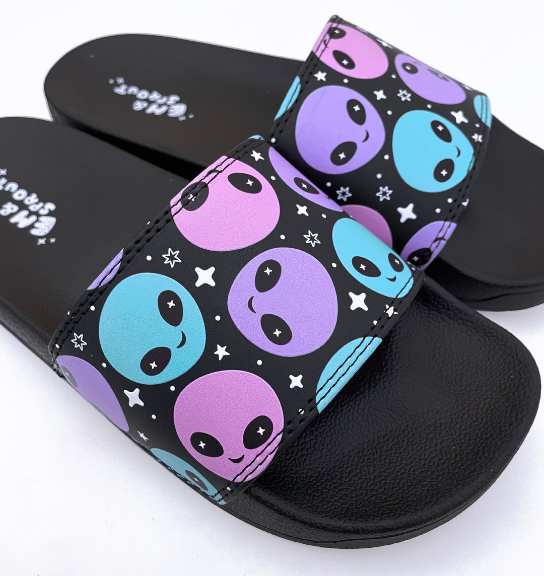 Alien Slides Womens Sizes 6-12 - Etsy