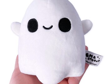 Halloween Ghost Pink Plush Stuffed Decor Ghost Plushie Toy Halloween ...