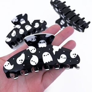 Ghost Friends Claw Clip - Acrylic Jaw Clip - Etsy