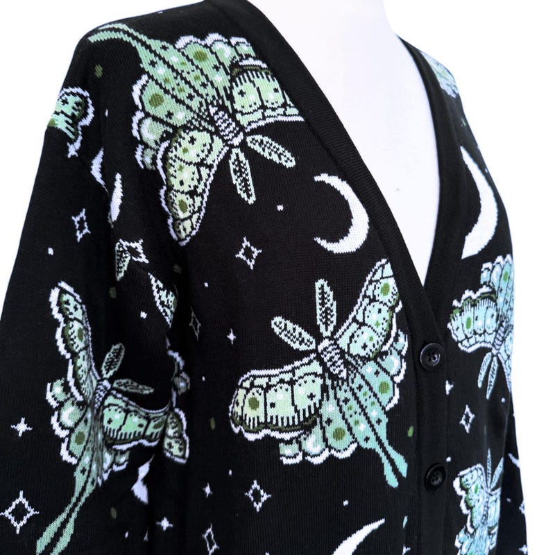 Moth Knitted Sweater - Etsy