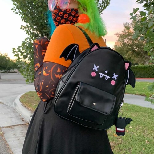 Bat Purse Backpack Kawaii Bag Cute Halloween Bat Halloween - Etsy