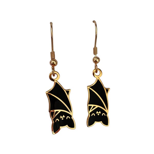 Bat Earring - Etsy