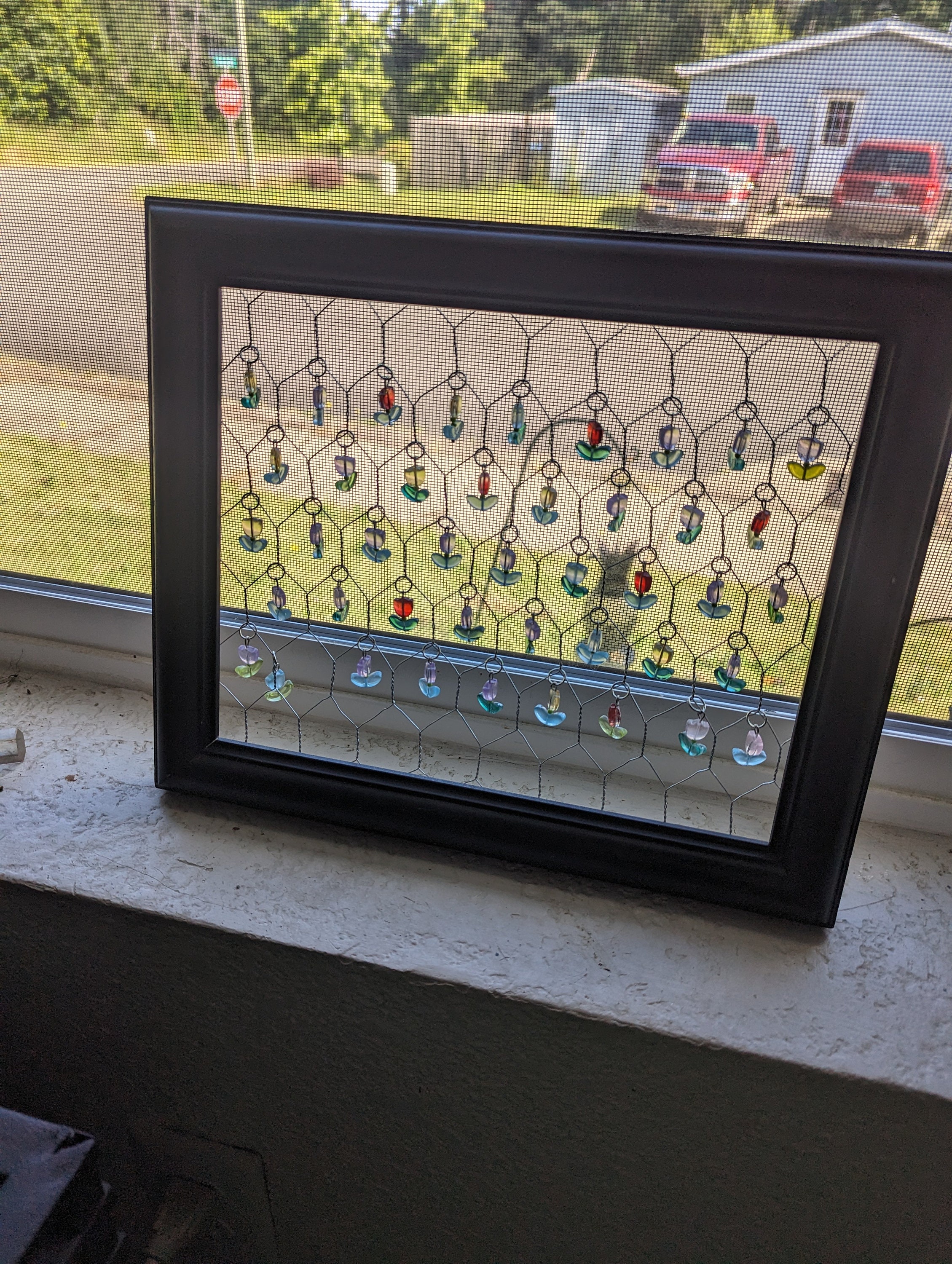 Chicken Wire and Upcycled Picture Frame - Etsy