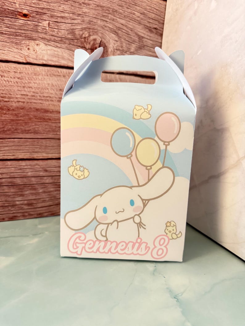 Cinnamoroll, Favor Boxes, Party Boxes, Party Deco, Candy Box, Treat ...
