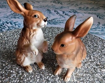 Porcelain Rabbit Lefton - Etsy