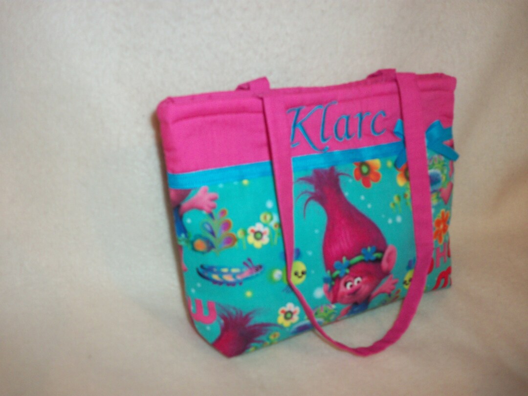 Poppy Smile Troll Inspired Handmade Toddler~tween Purse Tote ...