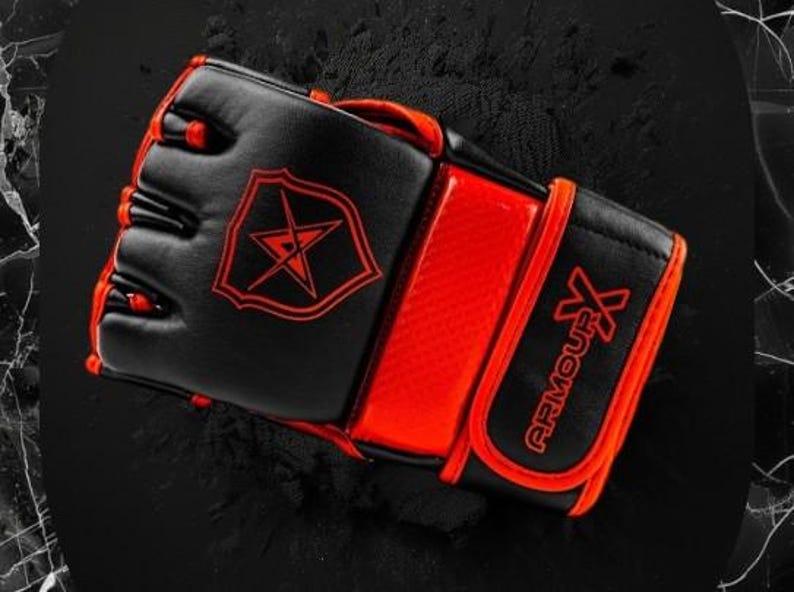 MMA Gloves, Extra Padding, Pro Impact MMA Gloves, Sparring, Grappling ...