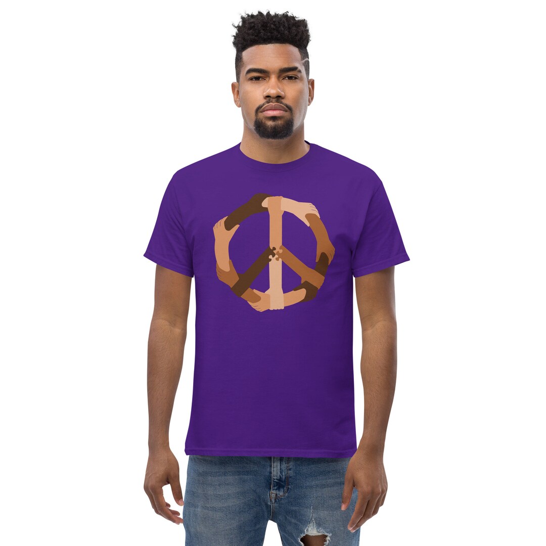 Peace Comes in All Colors - Gildan T-shirt - BLM - Unity - Love ...