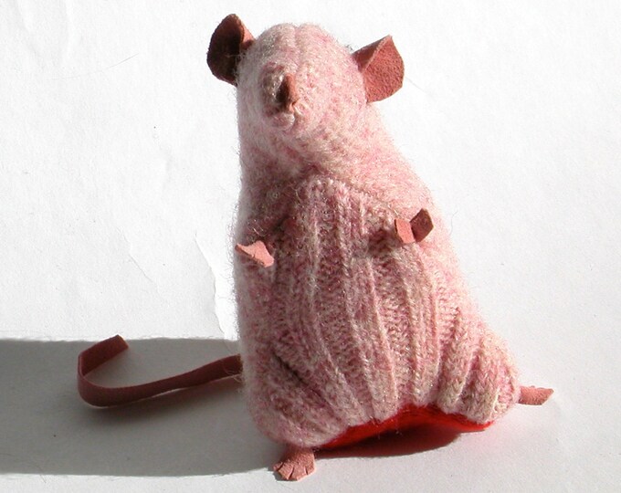 Pink Sweater Scrap Rat/mouse - Etsy