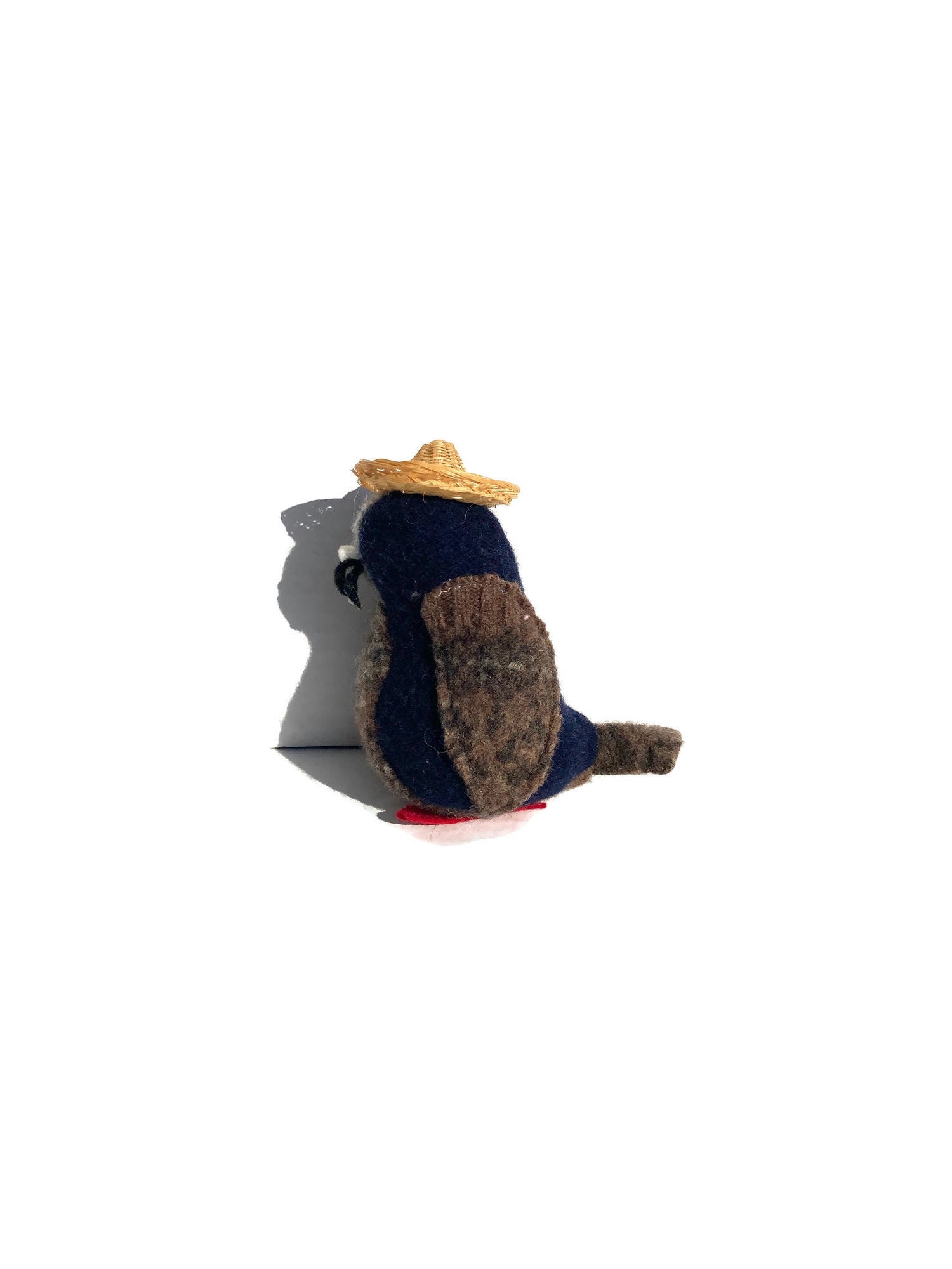 Pigeon in a Straw Hat - Etsy
