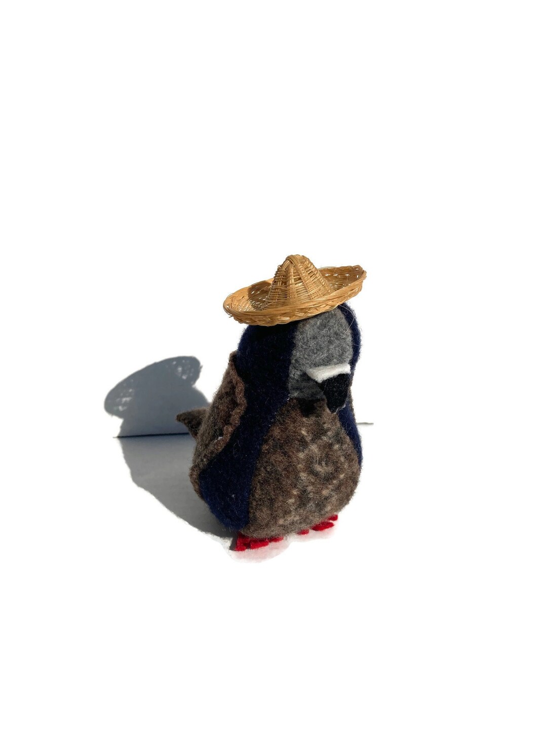 Pigeon in a Straw Hat - Etsy