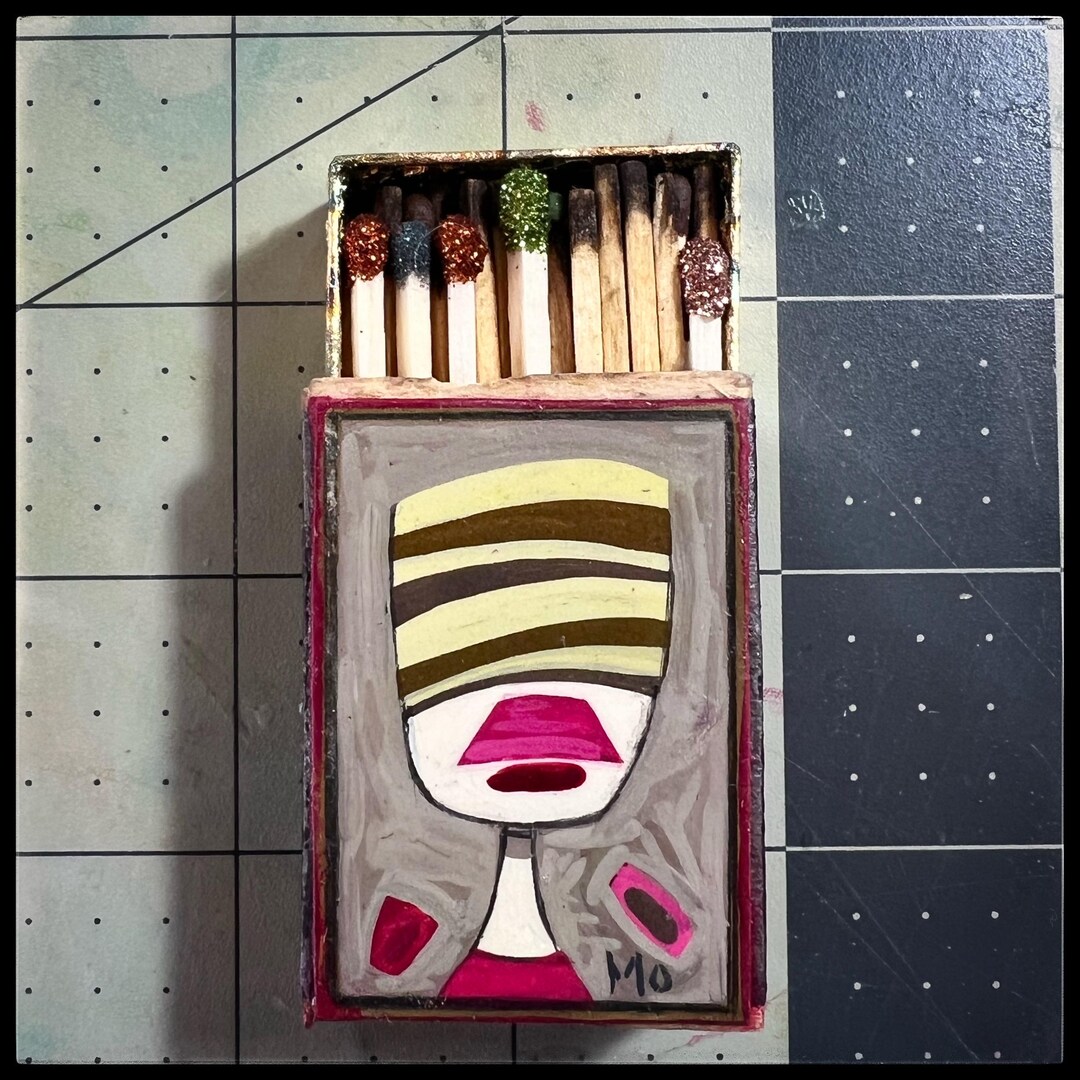 Wrap Matchbox Painting - Etsy
