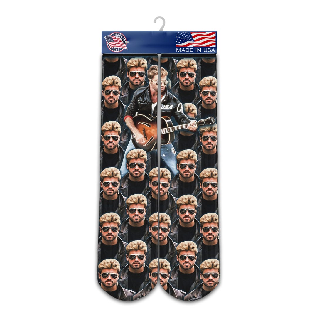 George Michael Socks - Etsy
