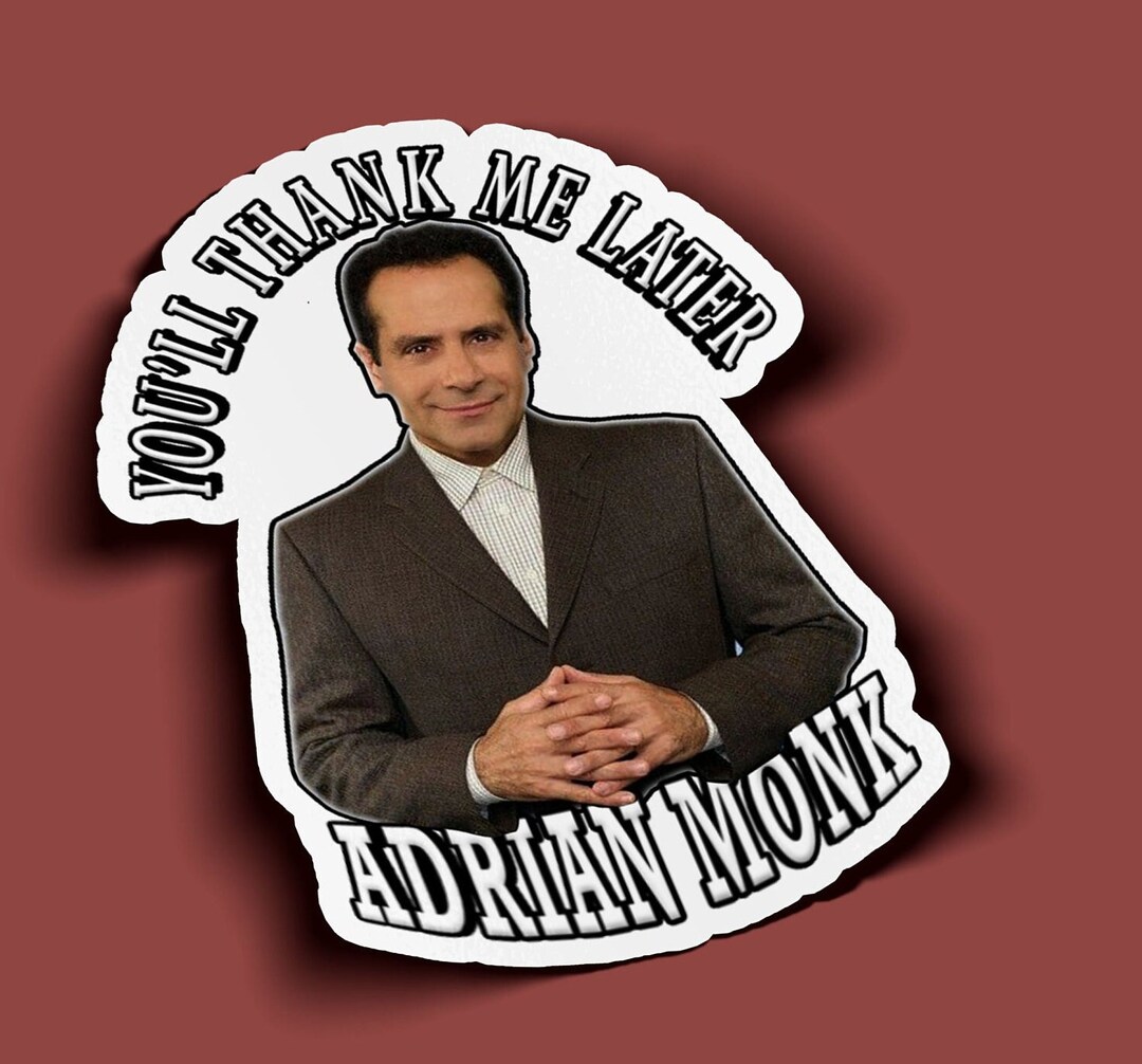 Adrian Monk Sticker BOGO 2 for the Price of 1 - Etsy