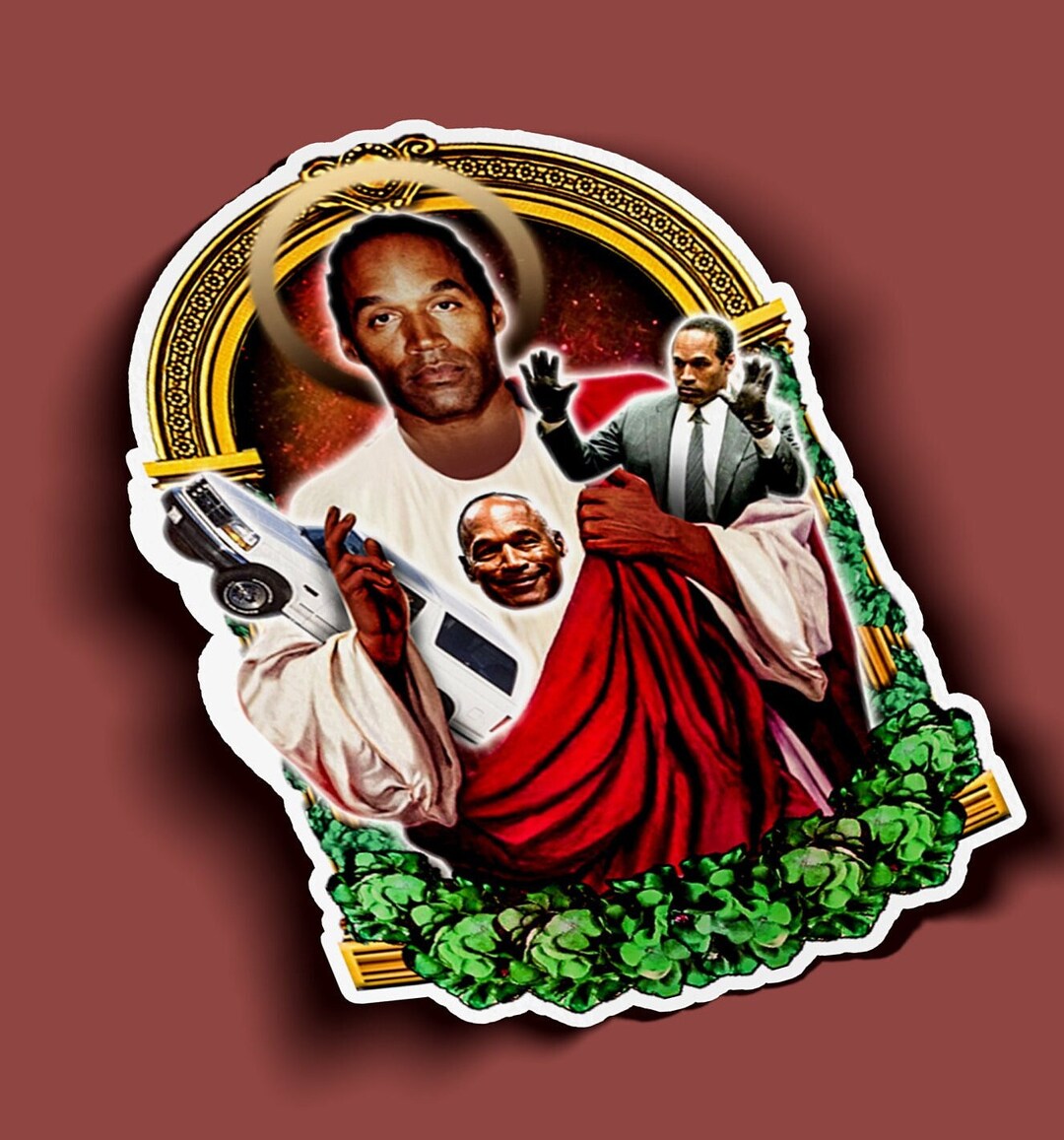 Saint OJ Simpson Sticker BOGO 2 for the Price of 1 - Etsy