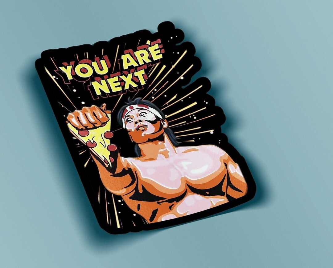Bloodsport Bolo Yeung Sticker Pizza Lover Sticker BOGO Buy One Get One ...