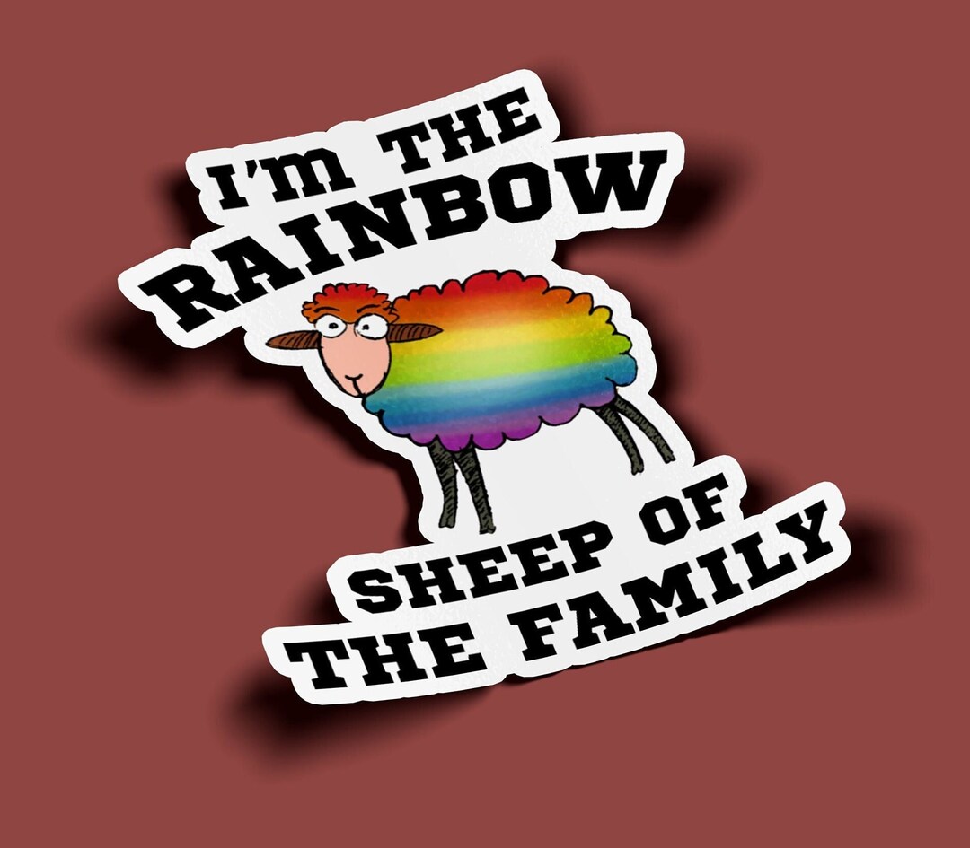 I'm the Rainbow Sheep of the Family Sticker BOGO Buy One Get One Free ...