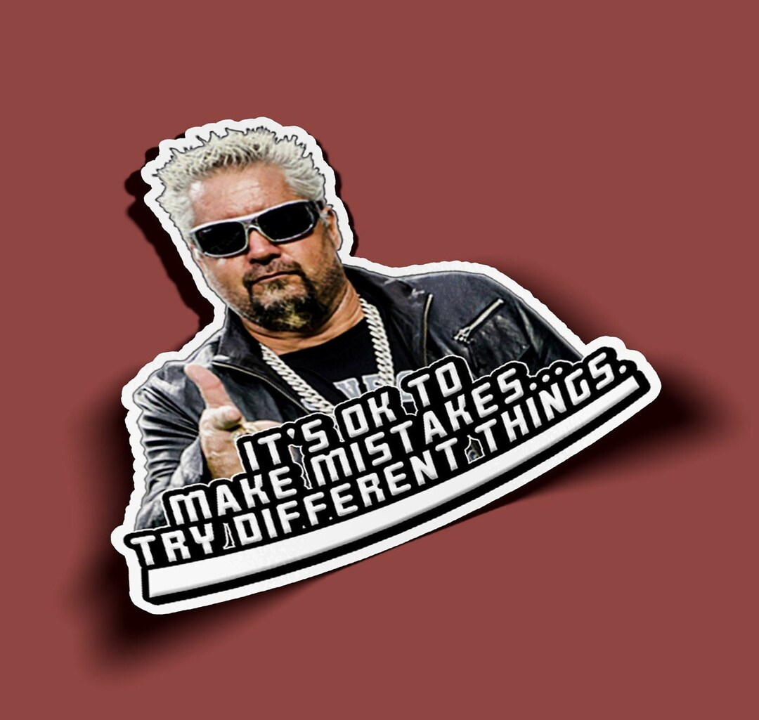 Guy Fieri Stickers BOGO 2 for the Price of 1 - Etsy