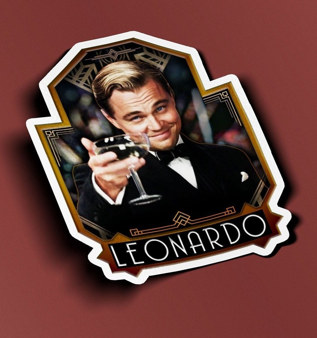 Leonardo Dicaprio Great Gatsby Sticker BOGO Buy One Get One Free of the ...