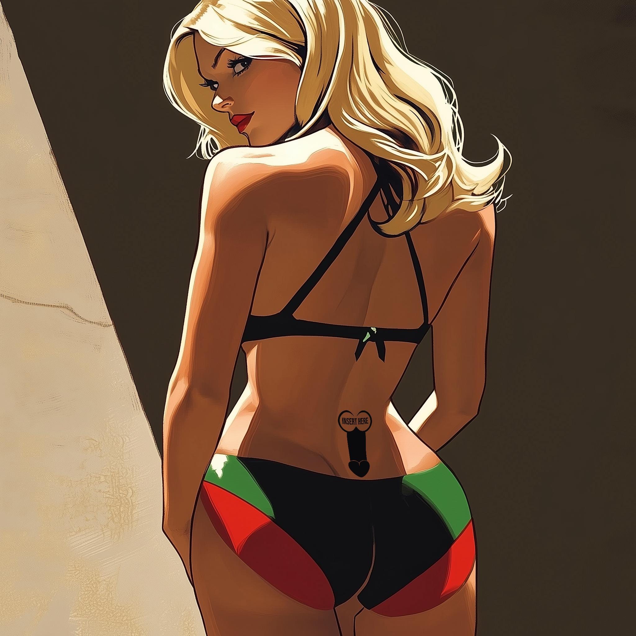 Insert Here Temporary Tattoos X4 - Etsy