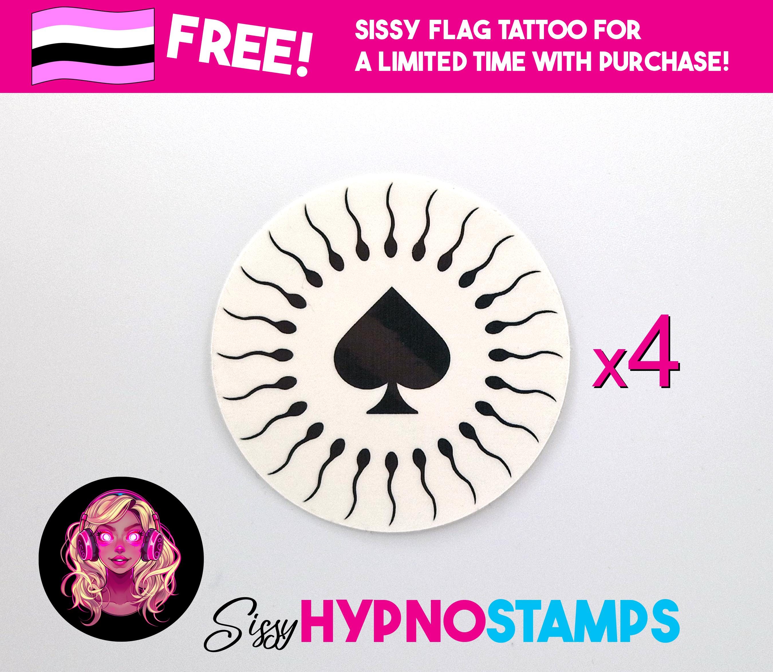 Spades and 'tadpole' Temporary Tattoos X4 - Etsy