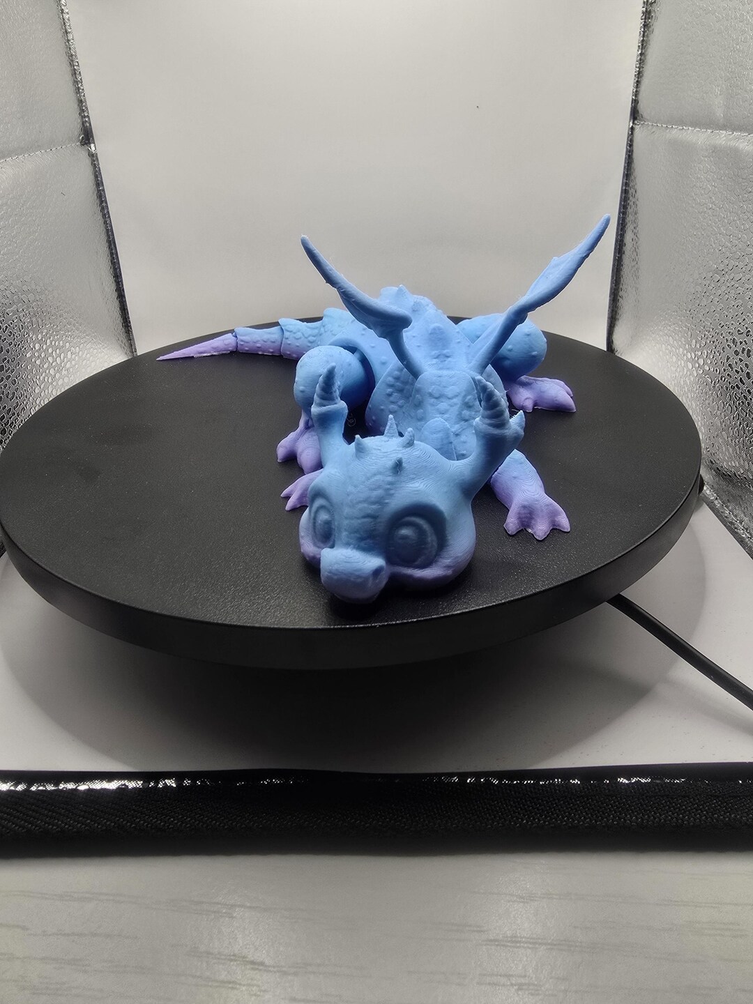 Cute Articulating Dragon. 3D Printed Dragon - Etsy