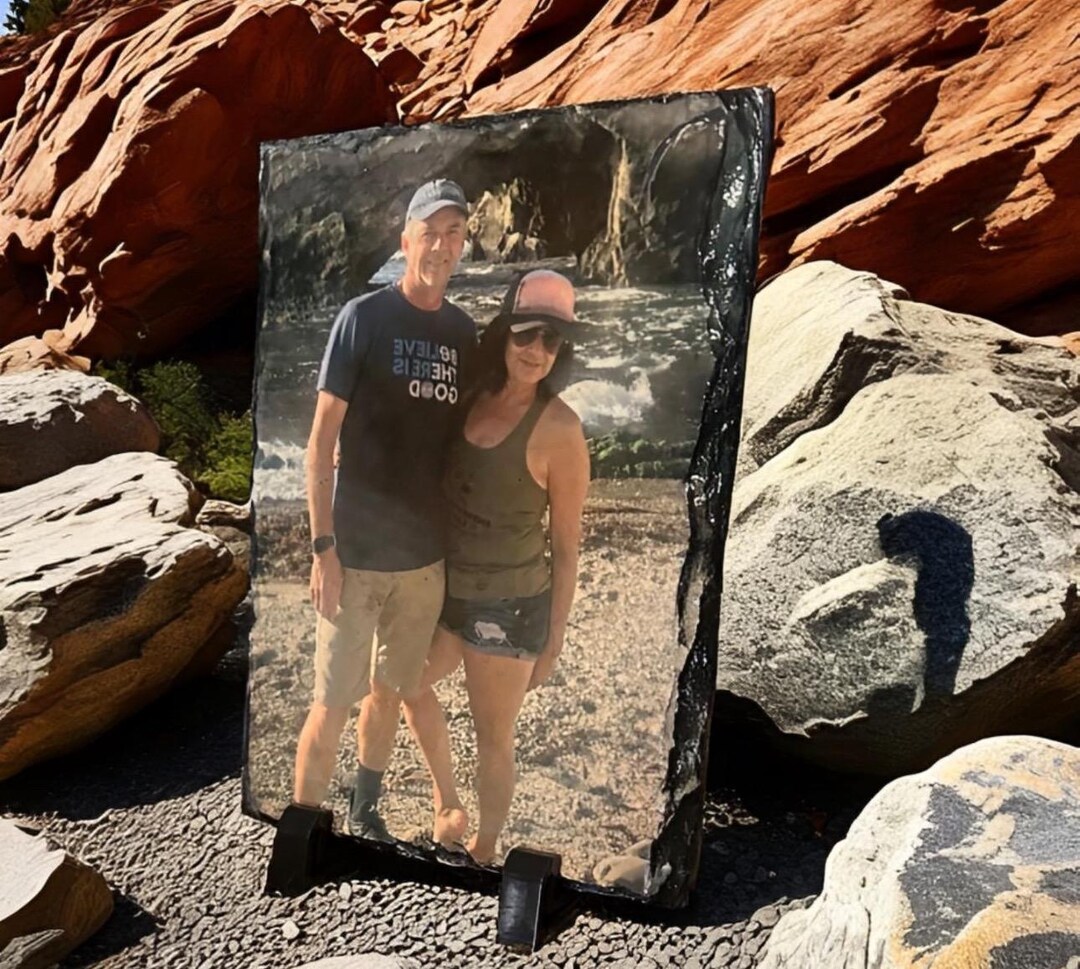 Custom Slate Photo Frame - Etsy