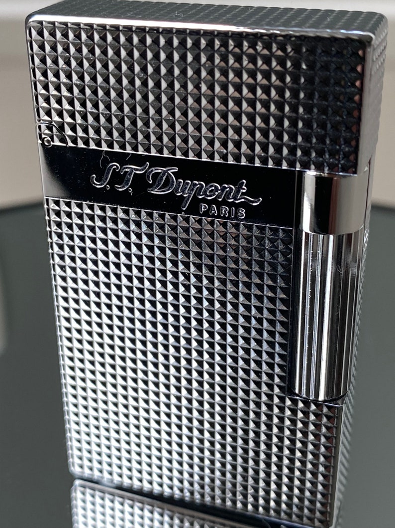Silver Gold S.T Dupont Lighter Memorial With Resonance Clink Sound - Etsy