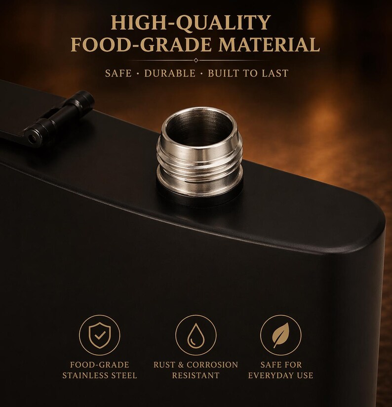 Custom Engraved Flask With Name & Date, Anniversary Gift for Him ...