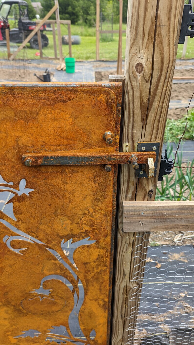 Whimsical Metal Garden Gate - Etsy