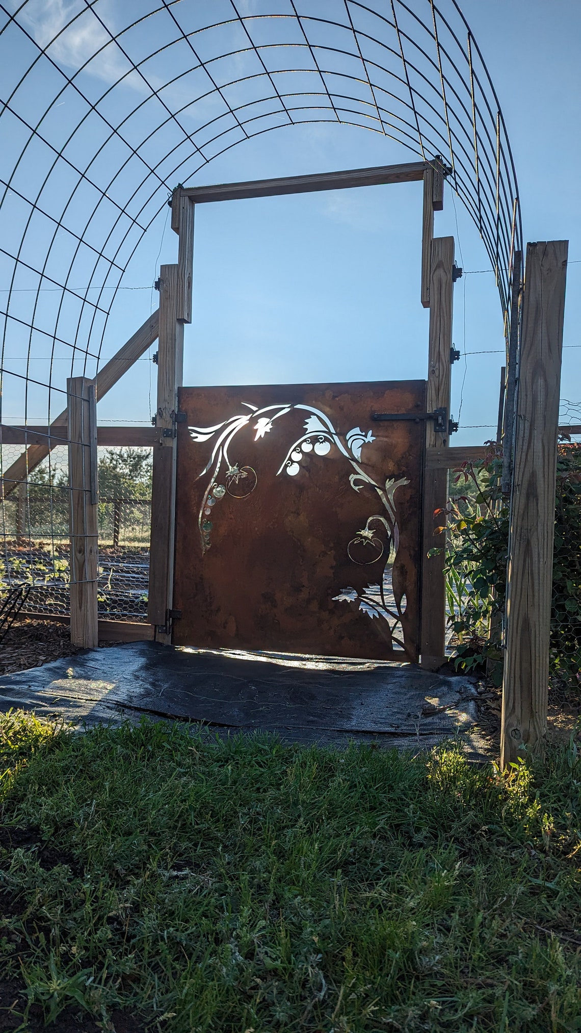 Whimsical Metal Garden Gate - Etsy