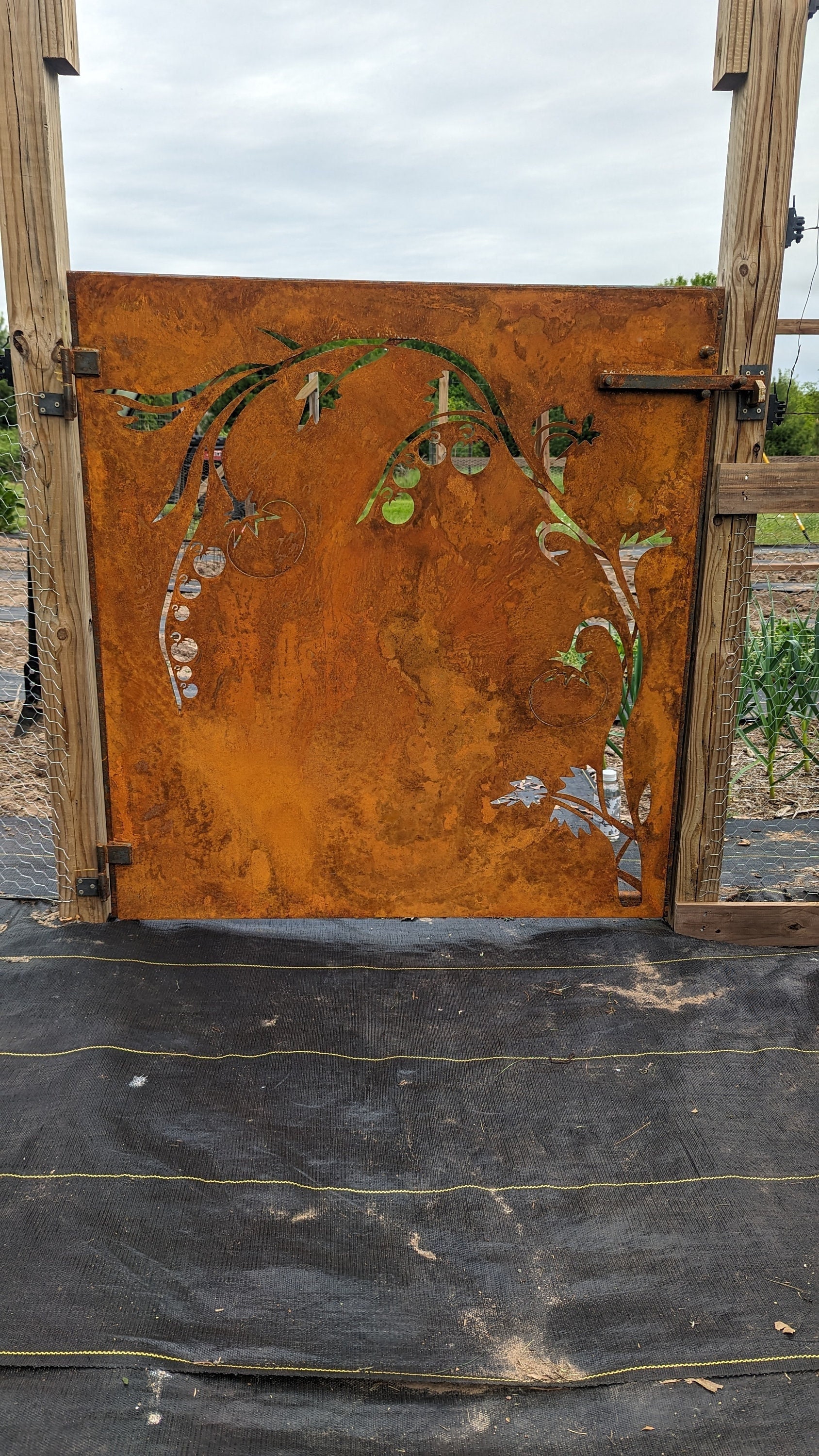 Whimsical Metal Garden Gate - Etsy