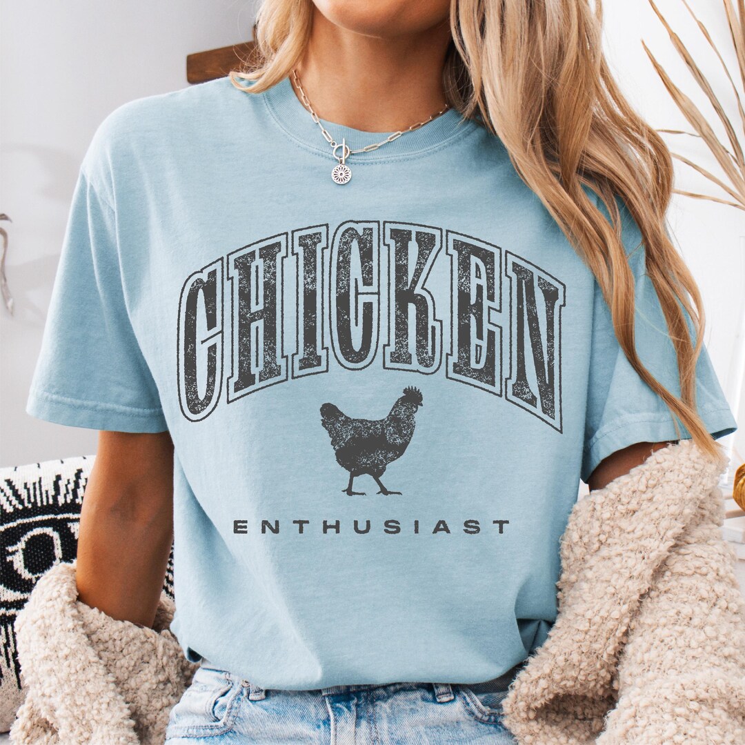Chicken Enthusiast Shirt, Backyard Hen Lover Tee, Raising Chickens ...