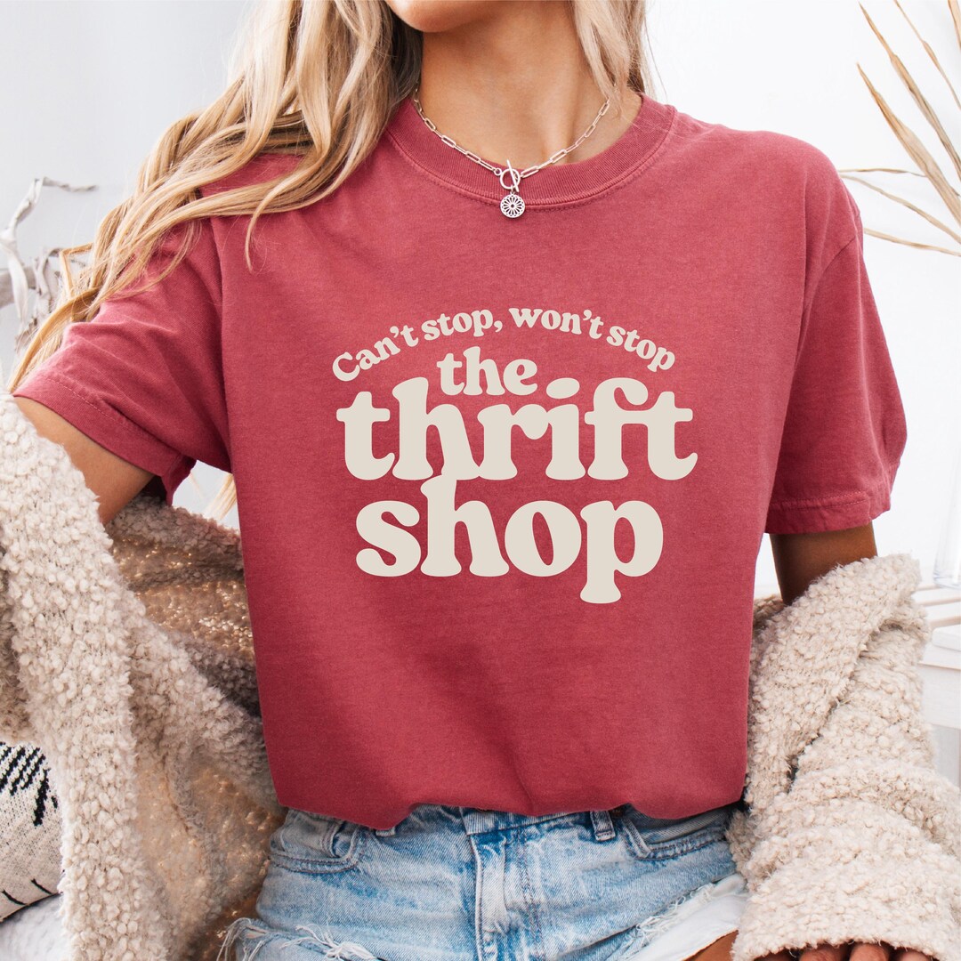 Thrift Shop Lover Comfort Colors T-shirt - Etsy