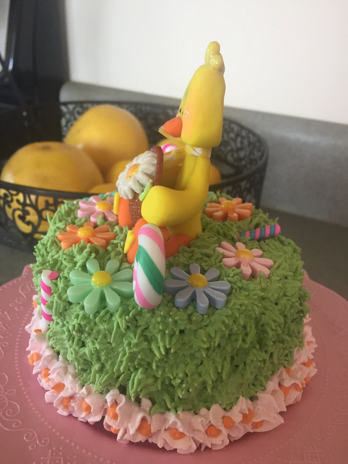 Fake Spring Chick Cake for Home Decor Fake Cake Whimsical | Etsy