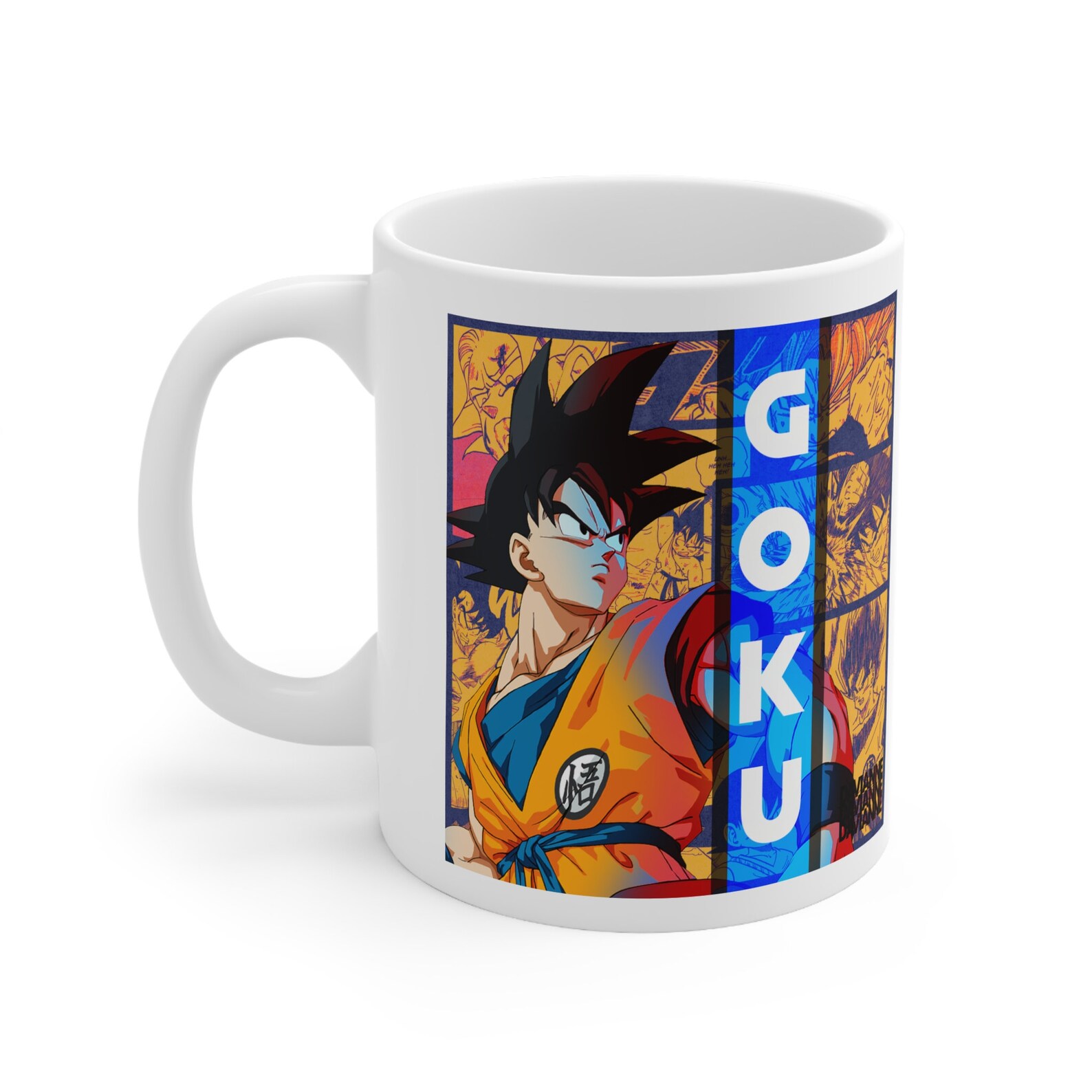 Dragon Ball Goku Ceramic Mug (white) (11oz) - Etsy